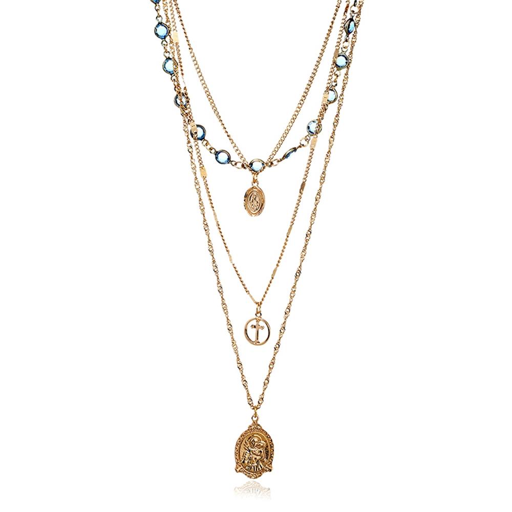 Stylish Jewelry Necklace Women's Gold