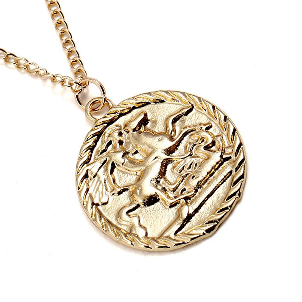 Multi-layer Pattern Shape Necklace for Women Pendant Gold