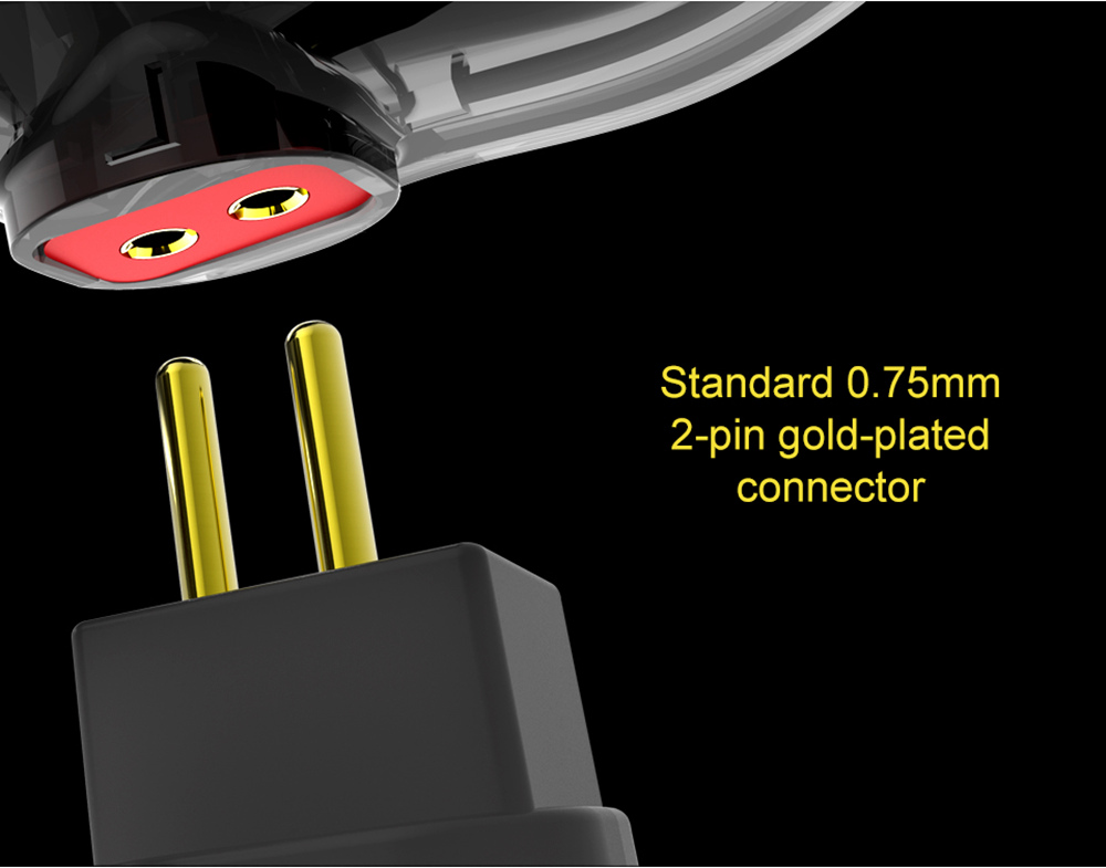 TRN V60 Hybrid In-ear Sports Earphone HIFI Triple Driver Blue