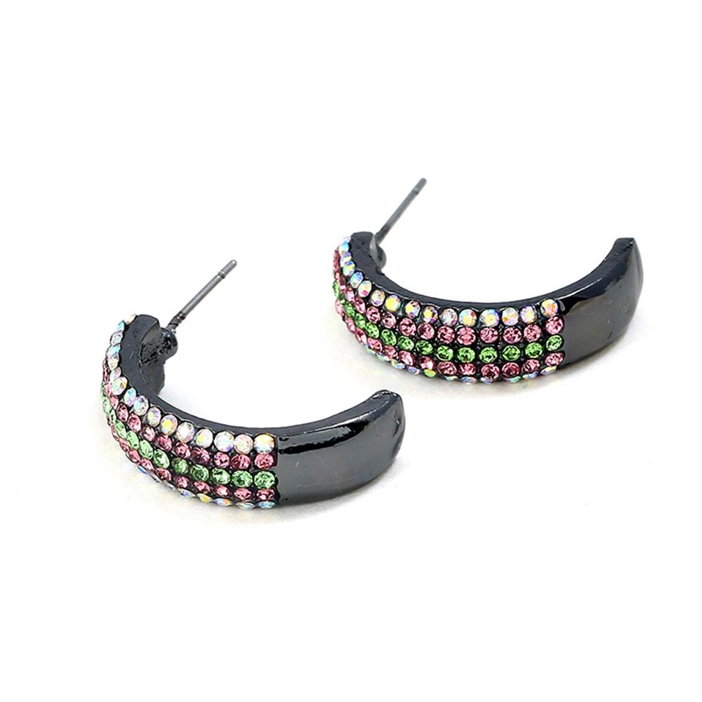 Women's Colorful Rhinestone Earrings