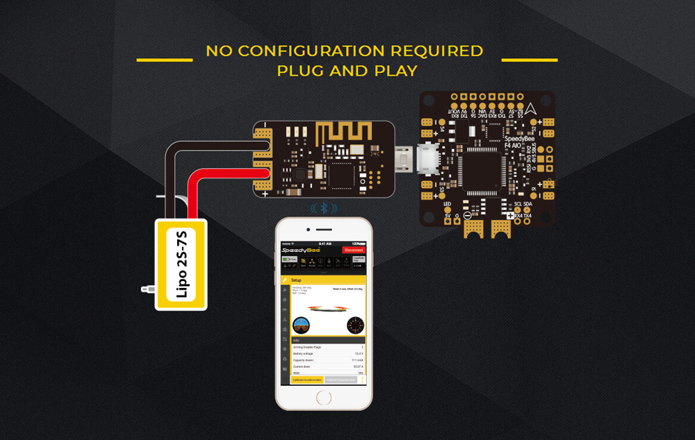 SpeedyBee Bluetooth-USB Adapter Flight Controller