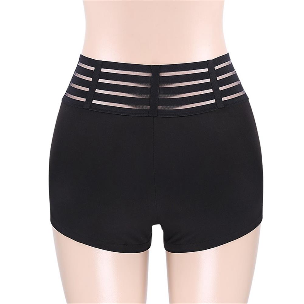 2018 Women Fashion Lace Up Nightclub Leisure Shorts Black