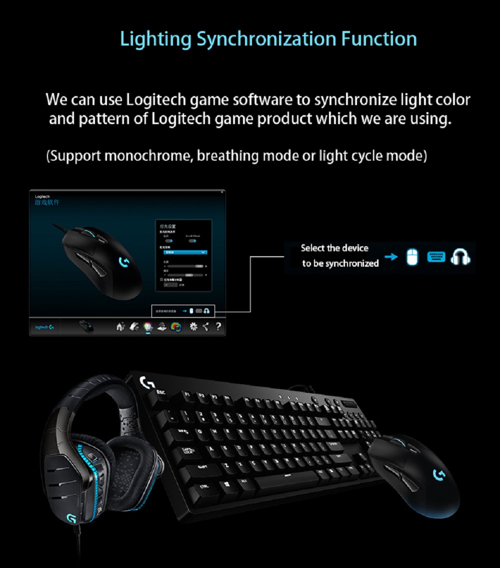 Logitech G403 Wired Gaming Mouse Black