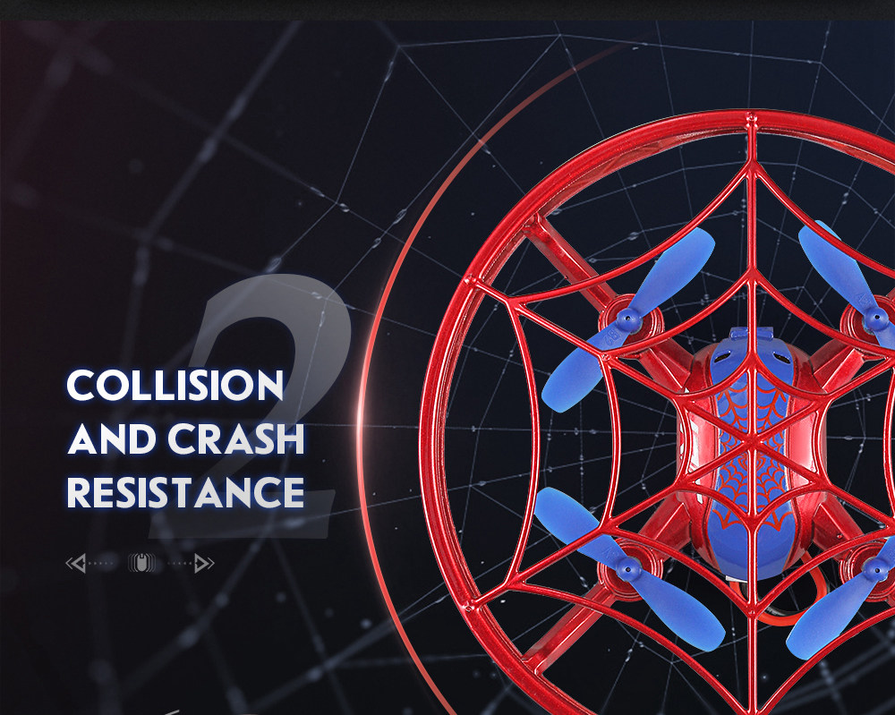 JJRC H64 SPIDERMAN Gravity Sensor Control RC Drone RTF Blue