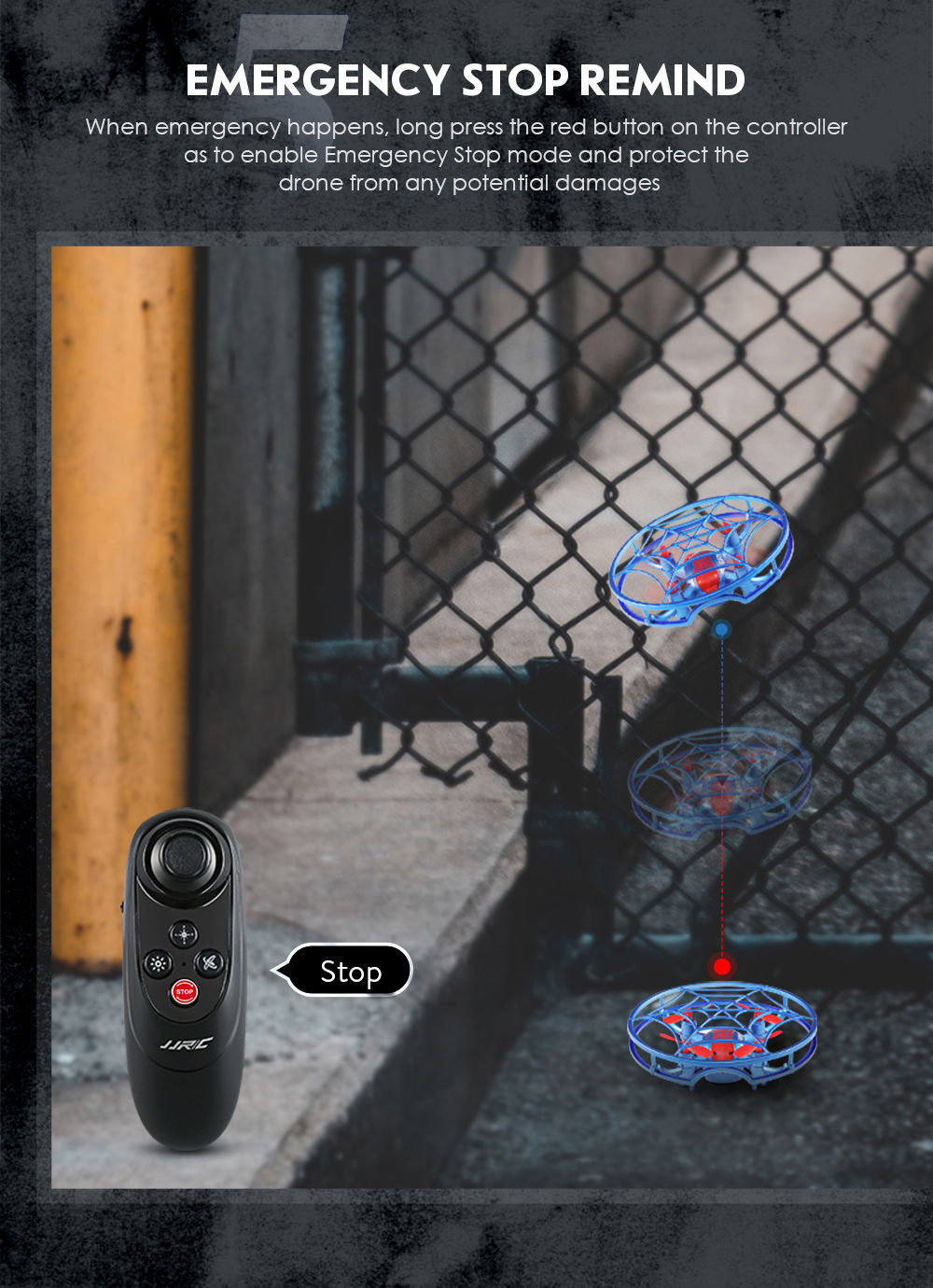 JJRC H64 SPIDERMAN Gravity Sensor Control RC Drone RTF Red