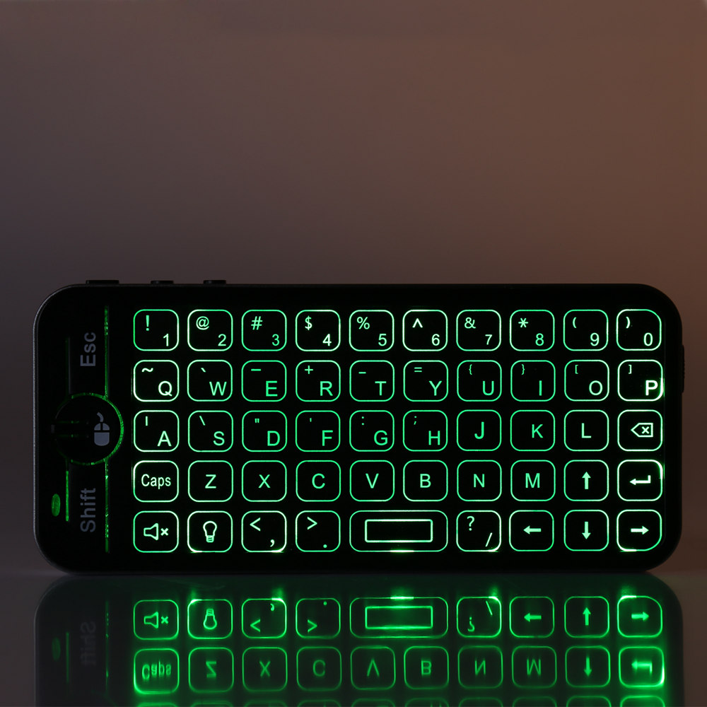 Ipazzport KP-810-16T-RGB 3-Color Backlight 2.4G Mini Wireless Keyboard