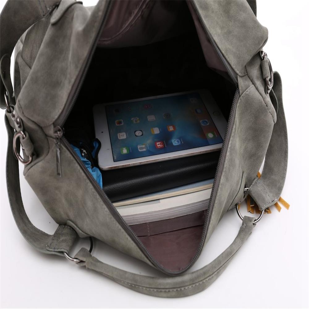 Fashion Tote Women's Crossbody Bag Handbag-Dark Gray