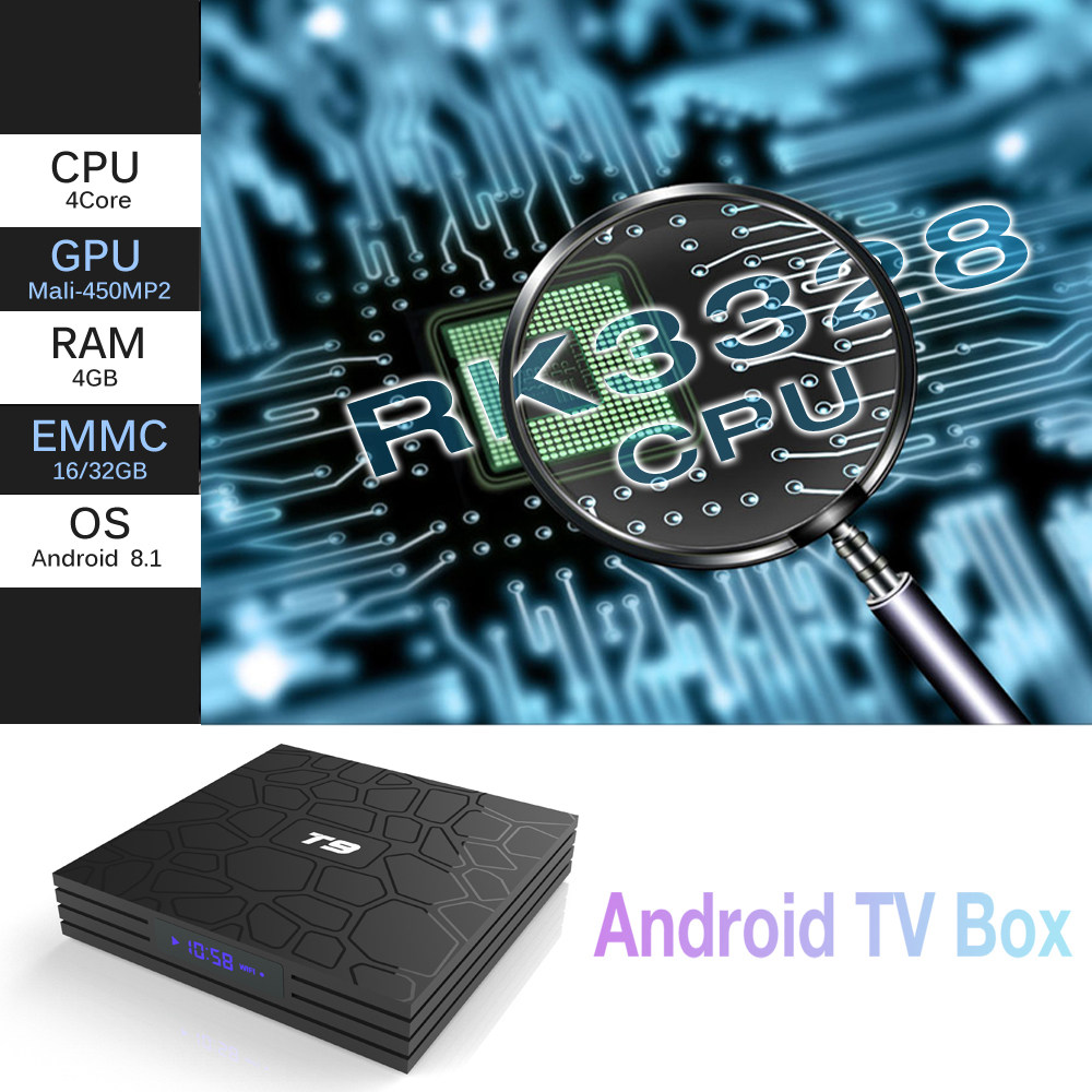 T9 RK3328 Android 8.1 4GB/32GB TV BOX