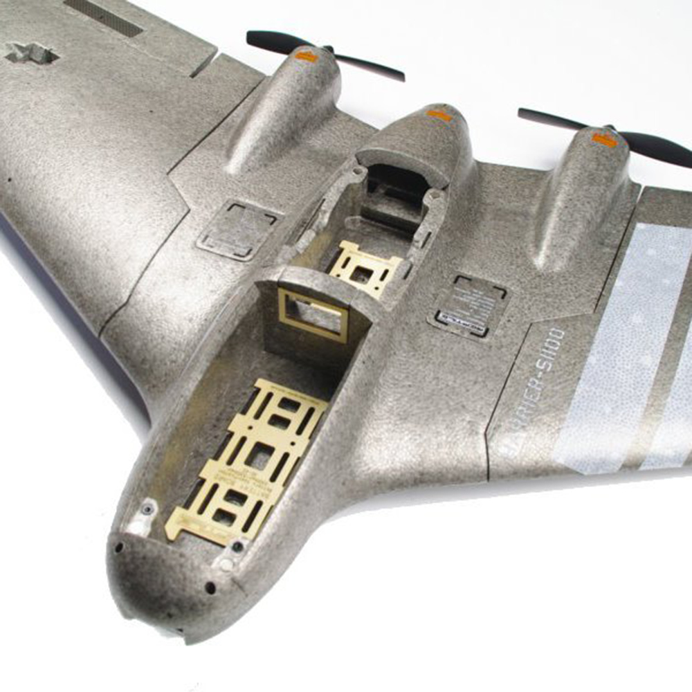 Reptile Harrier S1100 FPV Flying Wing RC Airplane KIT Black