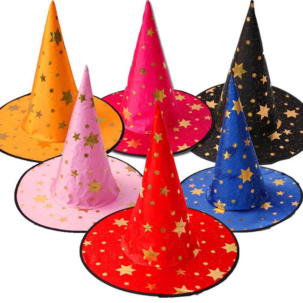 Halloween Hat Party Costume Stars Hat Sitch Cap Red