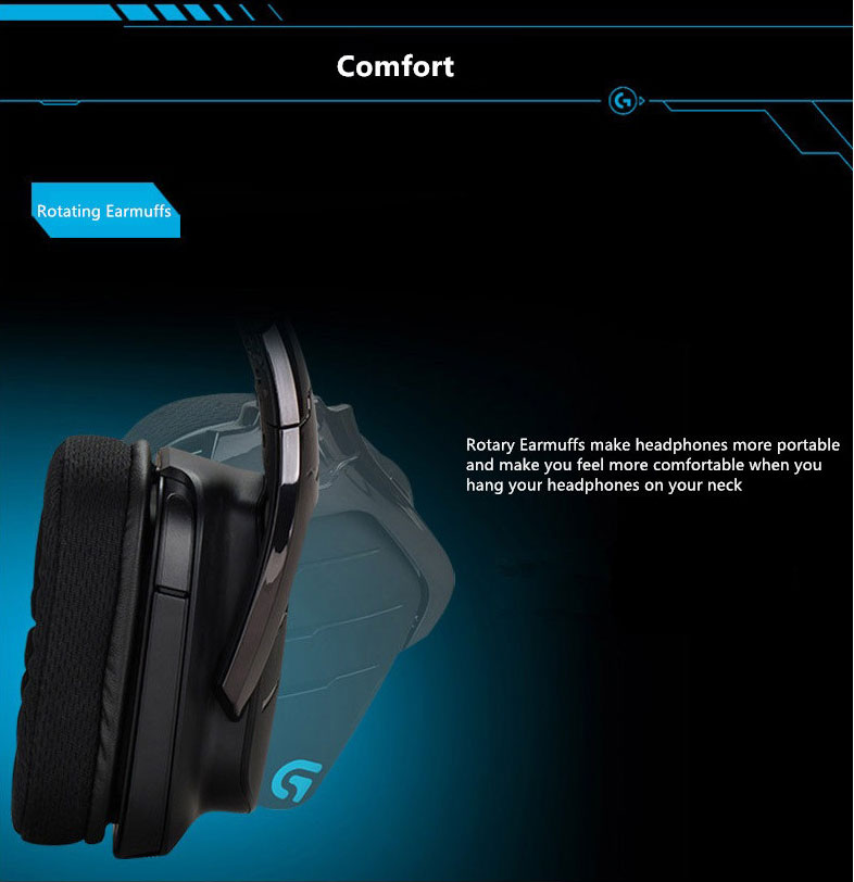 Logitech G633 Artemis Spectrum Gaming Headphones Headset Black