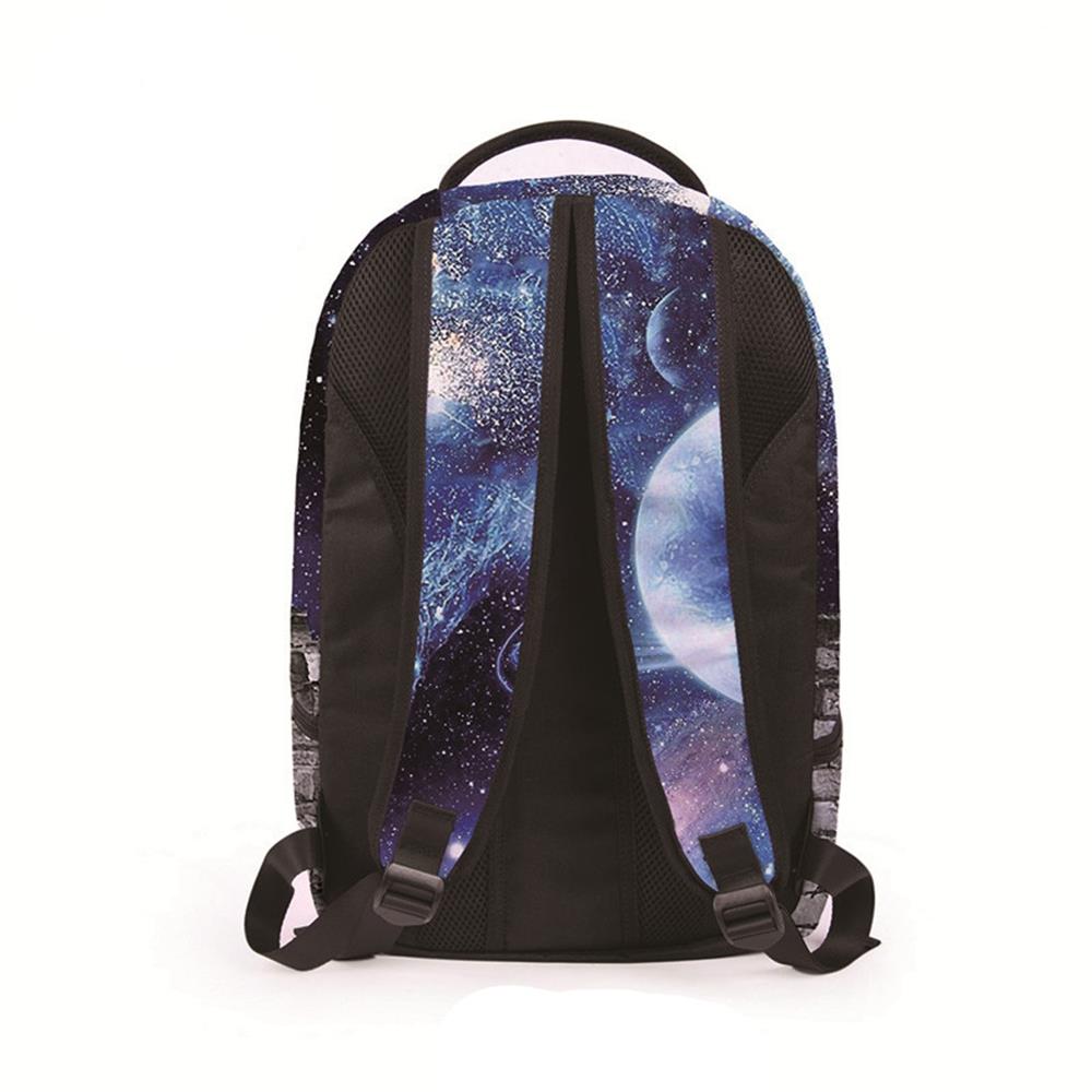 3D Printed Starry Sky Pattern Backpack Multi Color