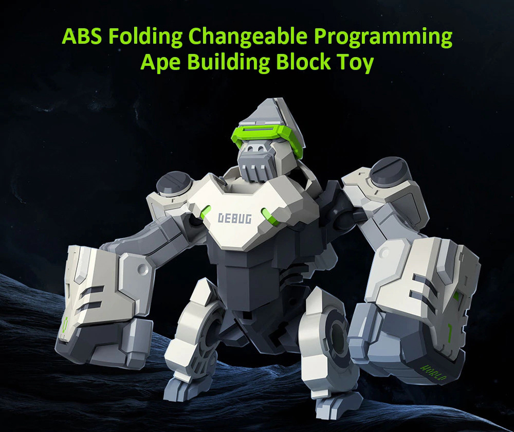 Xiaomi Youpin Programming Ape Building Block Toy Silver