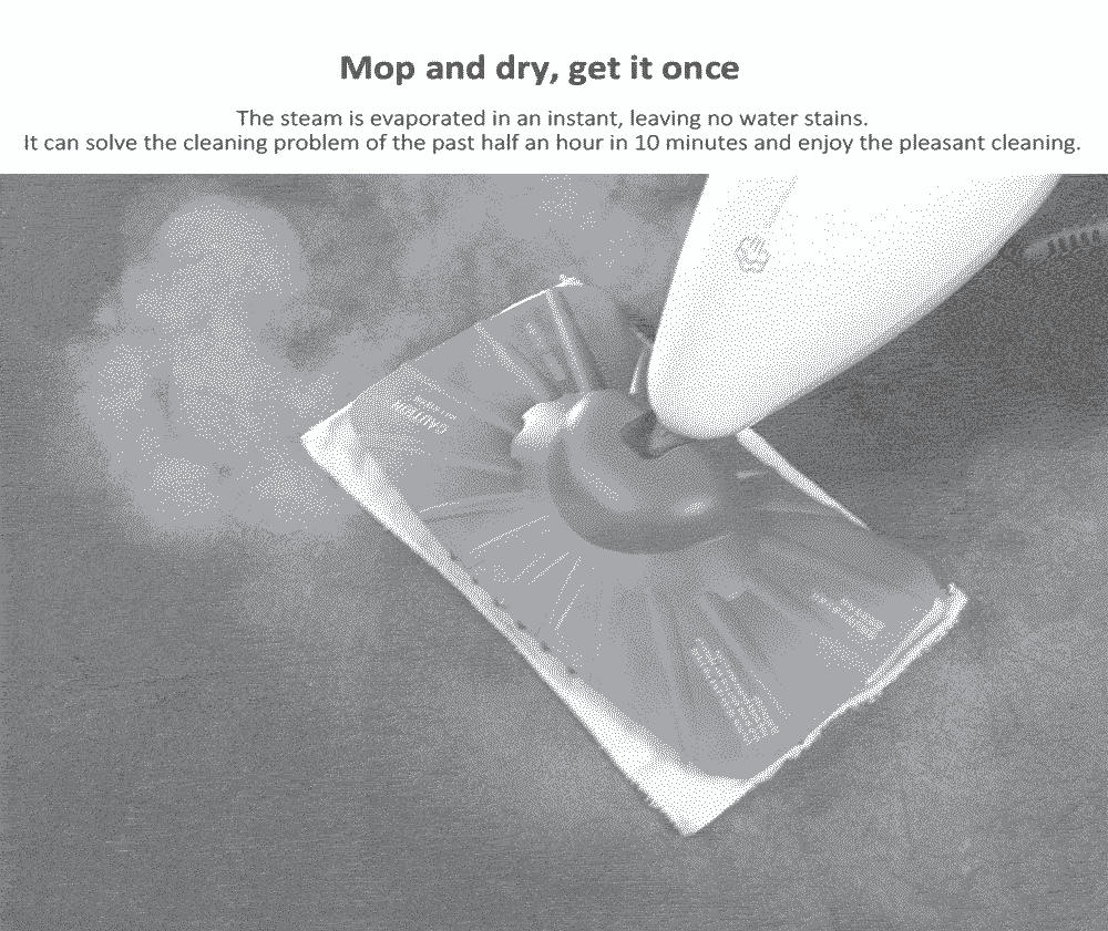 Xiaomi Deerma High Temperature Sterilization Steam Mop White