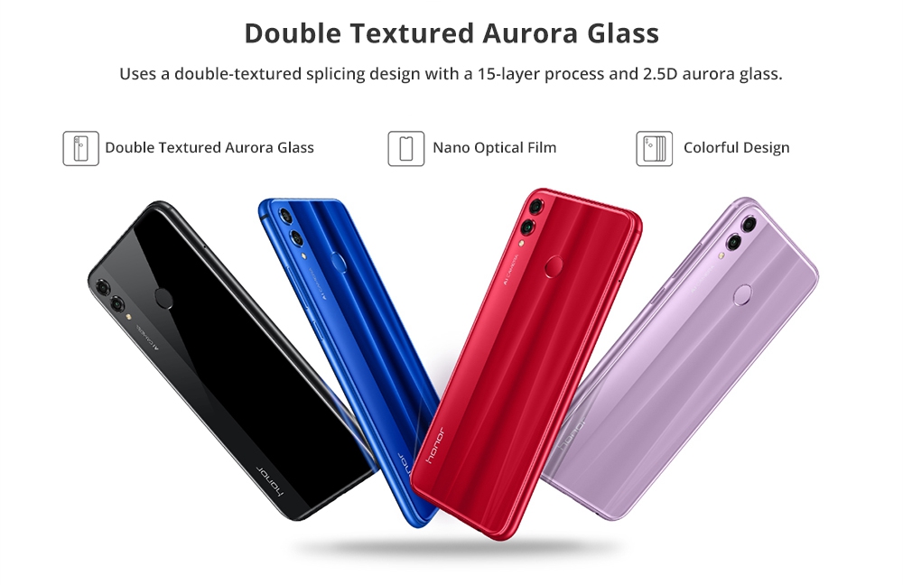 HUAWEI Honor 8X 6.5 Inch 4GB 64GB Smartphone Blue