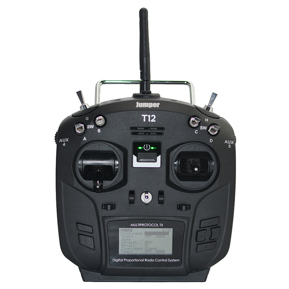 Jumper T12 PLUS 2.4G 16CH OpenTX Transmitter Black