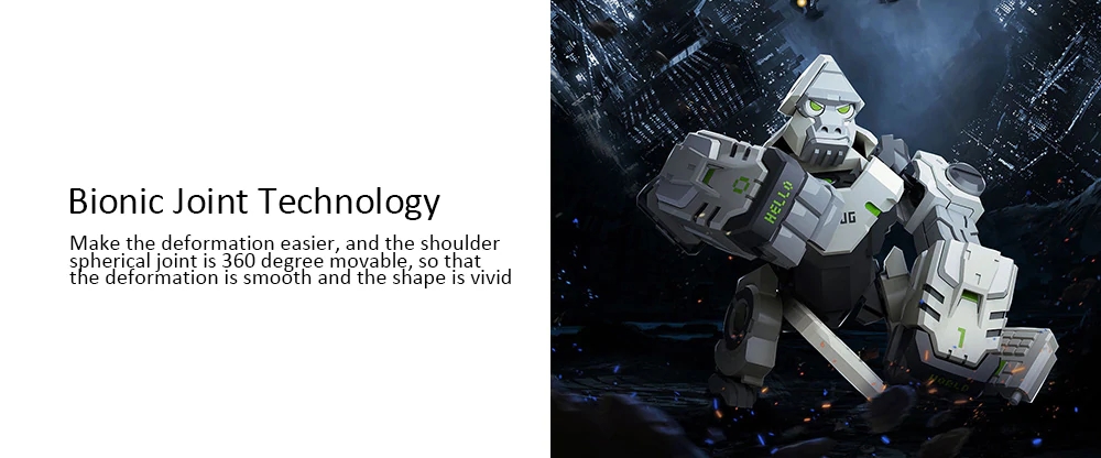 Xiaomi Youpin Programming Ape Building Block Toy Silver