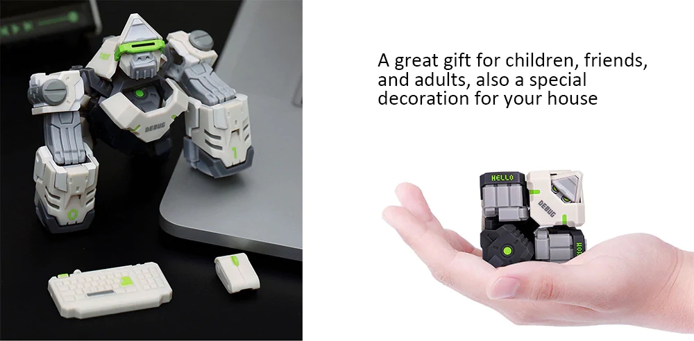 Xiaomi Youpin Programming Ape Building Block Toy Silver