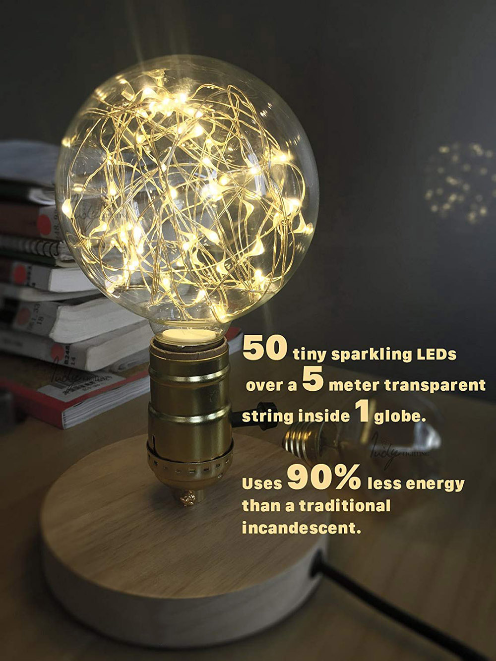 Edison G95 Gypsophila E26 Decorative Bulb RGB