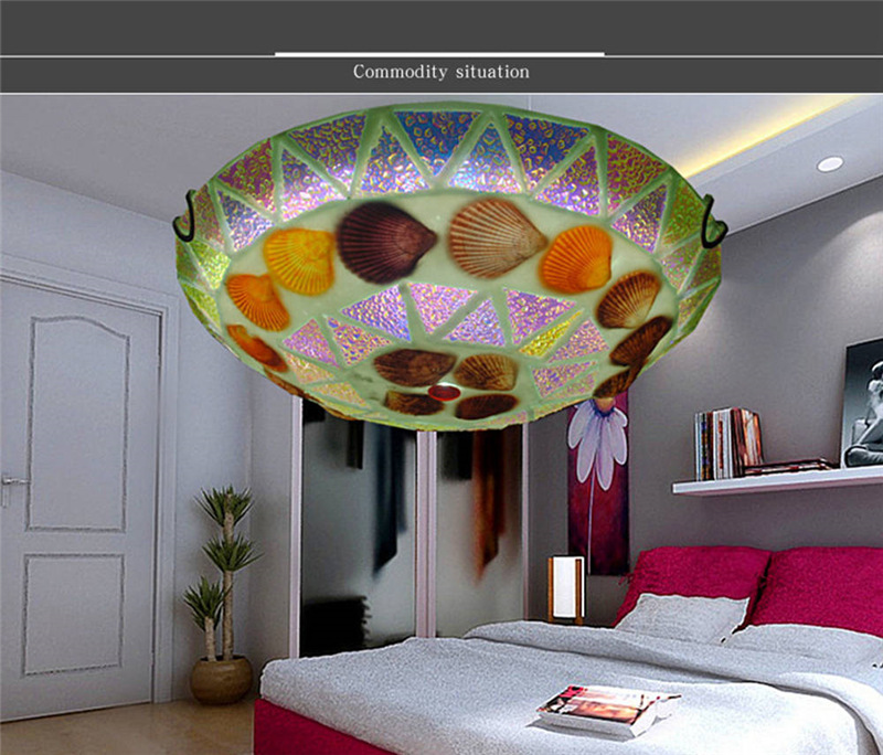 FUMAT Colorful Seashell Ceiling Light Size 40CM Type B