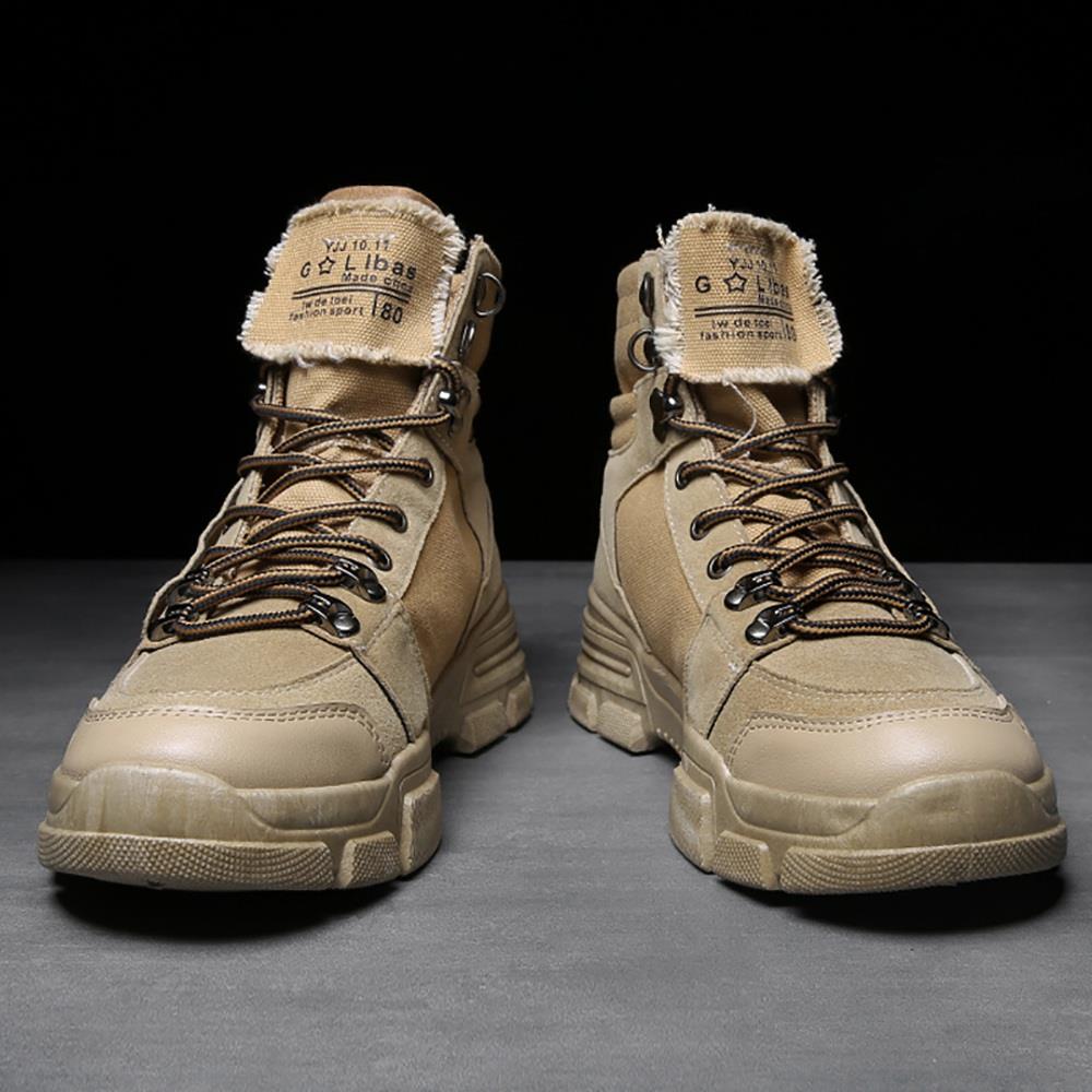 S2800 Men's Old Style Martin Boots EU43 Khaki