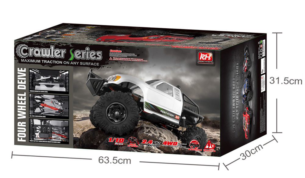Remo Hobby 1093-ST RC Car Rock Crawler RTR