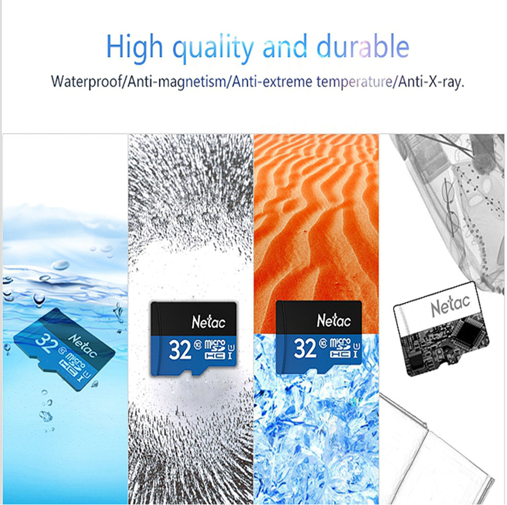 Netac P500 32GB Micro SD Memory Card TF Cards Blue