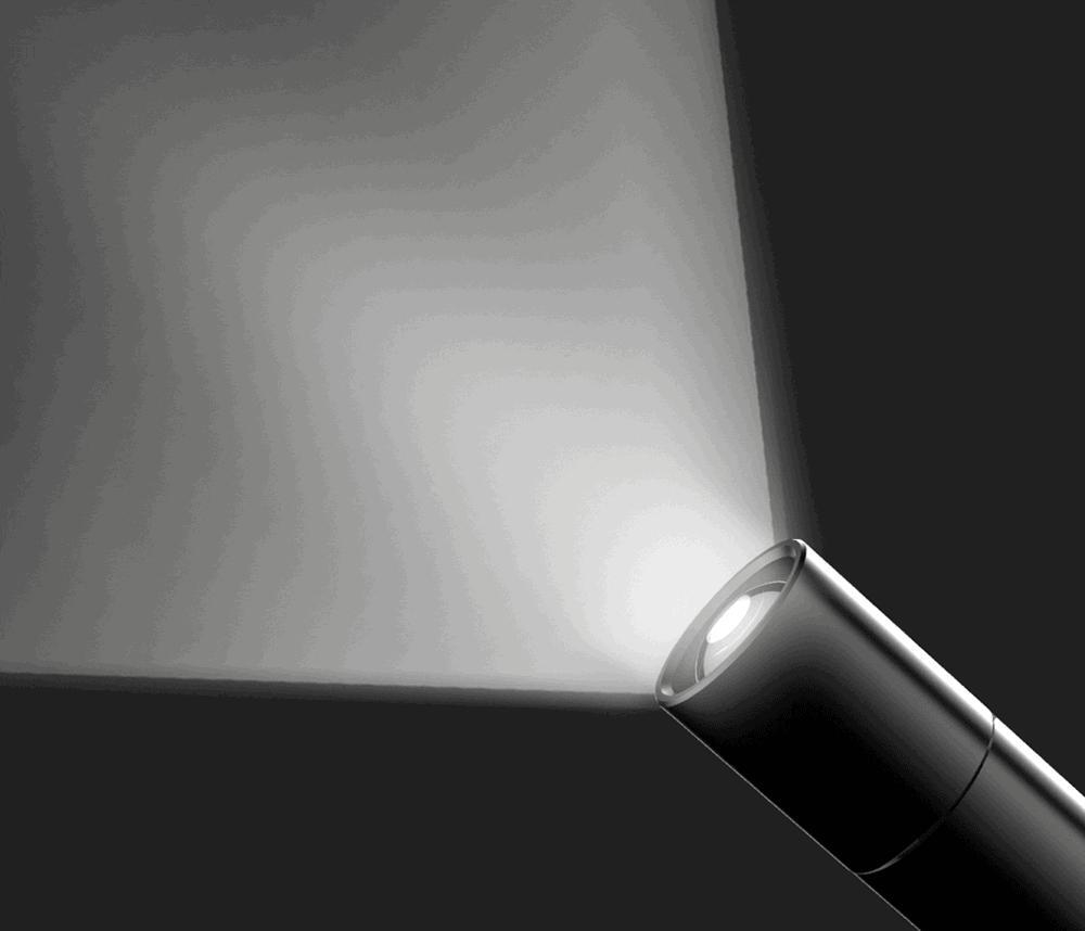 Xiaomi Beebest FZ101 Portable Zoom Flashlight Black