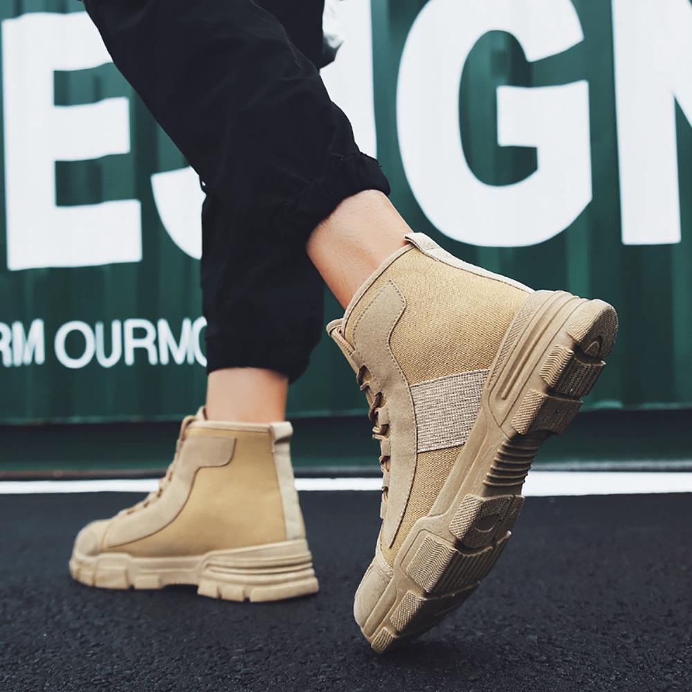 S2803 Men's Old Style Martin Boots EU43 Khaki