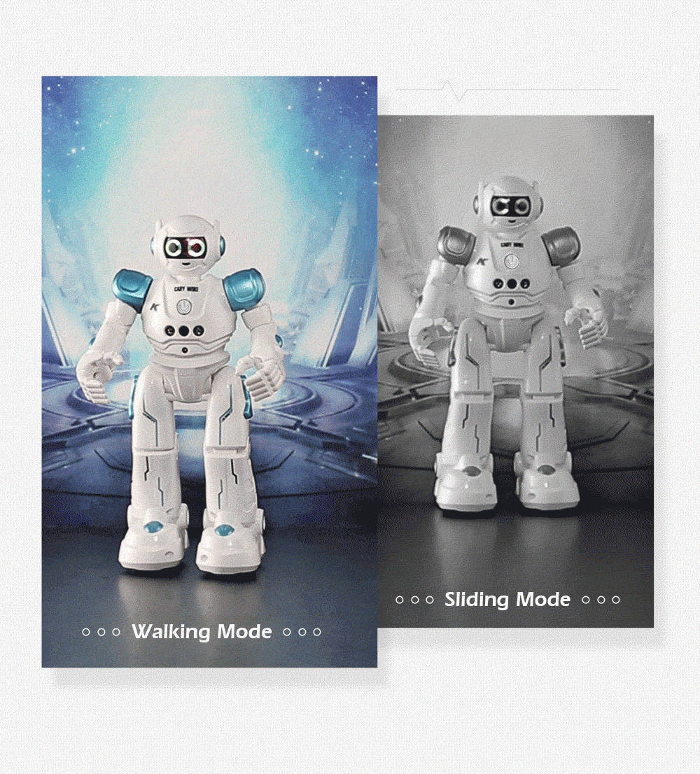 JJRC R11 Cady Wike Programmable Dancing RC Robot Blue