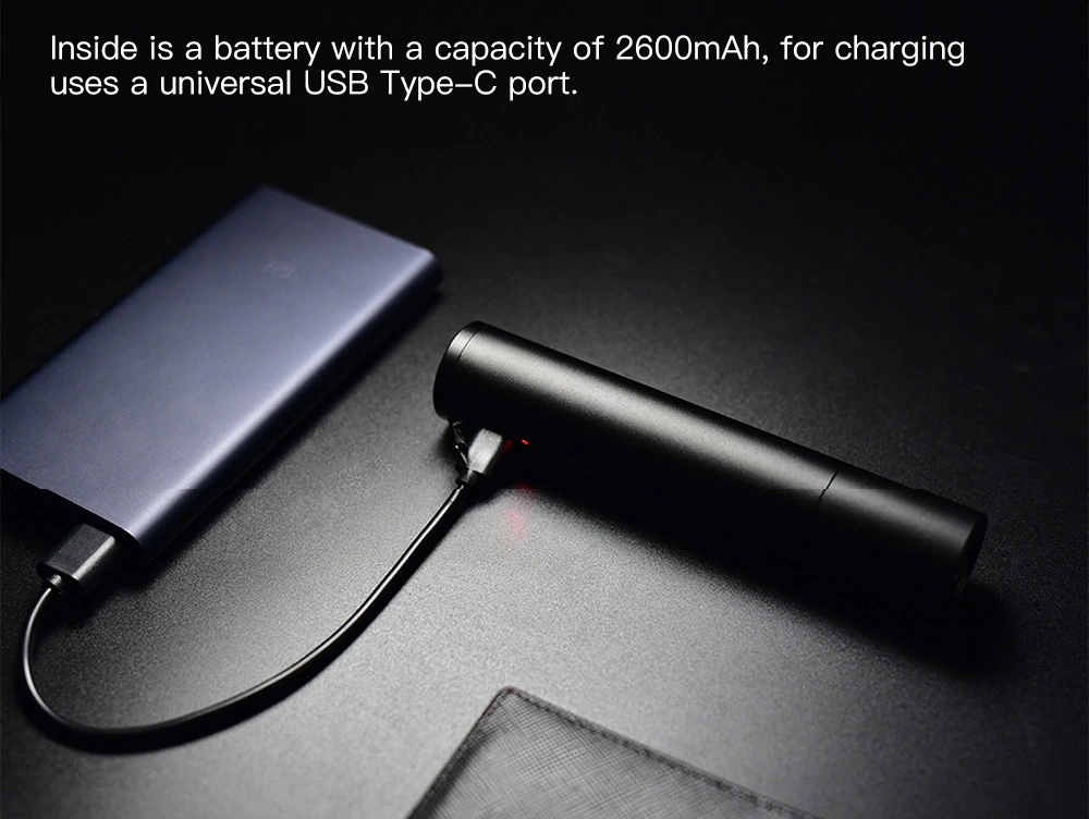 Xiaomi Beebest FZ101 Portable Zoom Flashlight Black