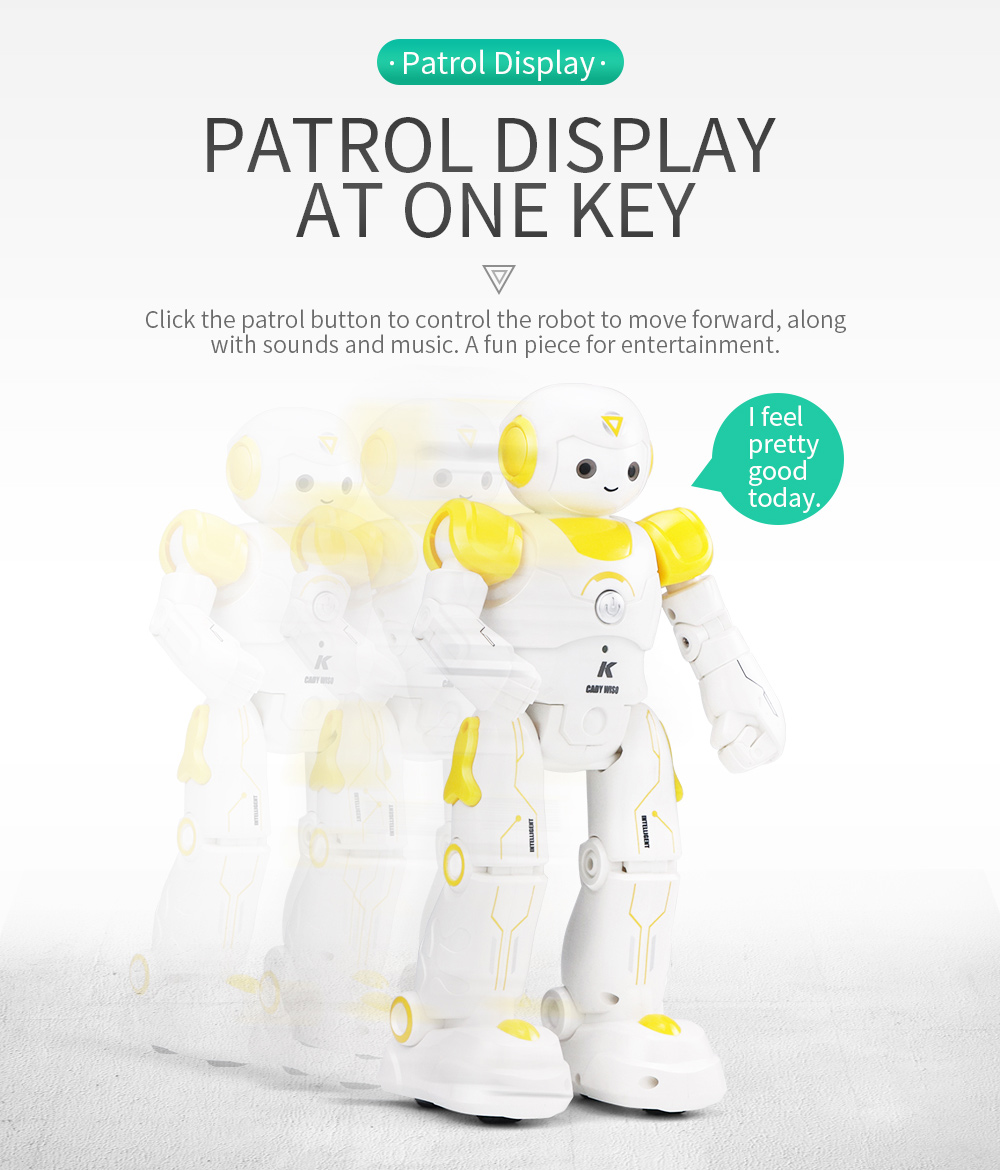 JJRC R12 Cady Wiso Programmable Dancing RC Robot Red