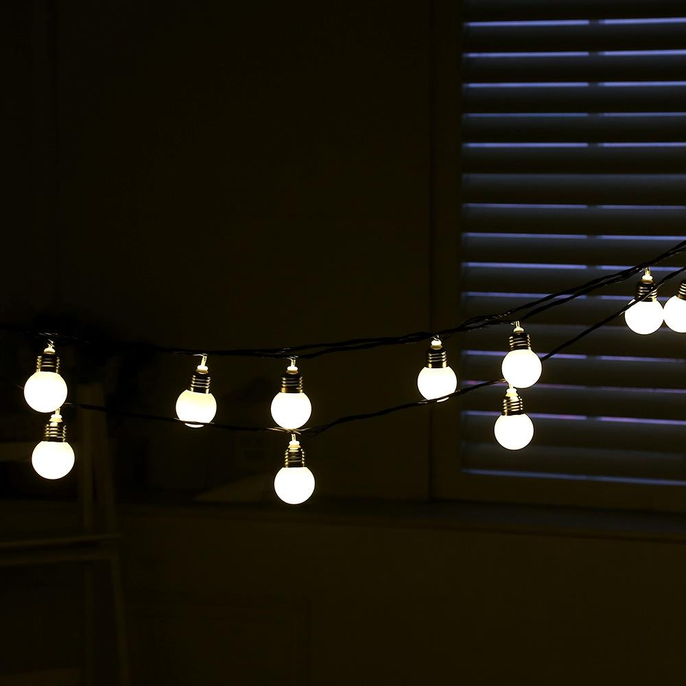 20PCS String Lights LED Bulbs Milky White