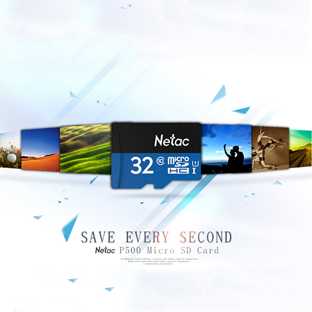 Netac P500 32GB Micro SD Memory Card TF Cards Blue