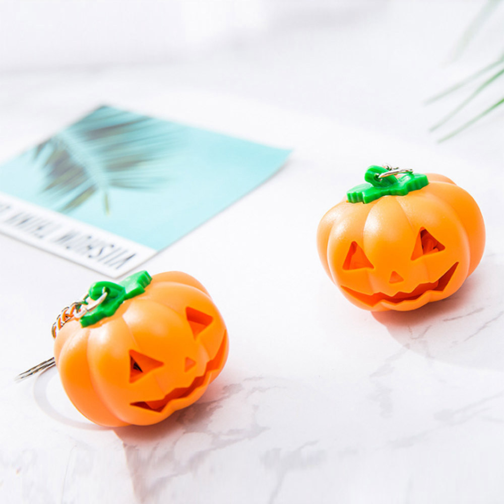 Pumpkin BS-510 Led Voice Glowing Keychain Orange