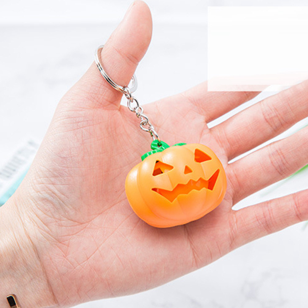Pumpkin BS-510 Led Voice Glowing Keychain Orange