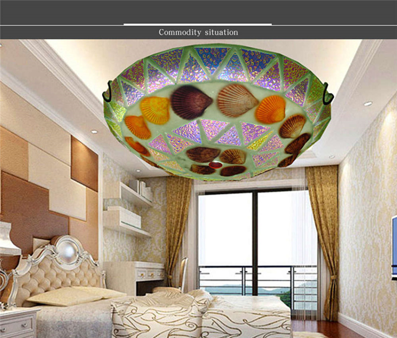 FUMAT Colorful Seashell Ceiling Light Size 40CM Type B