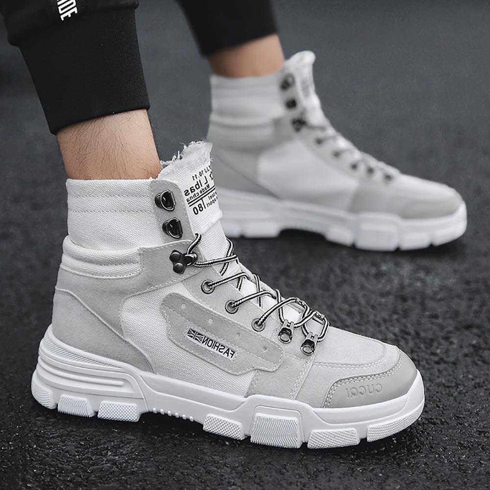 S2800 Men's Old Style Martin Boots EU43 Gray