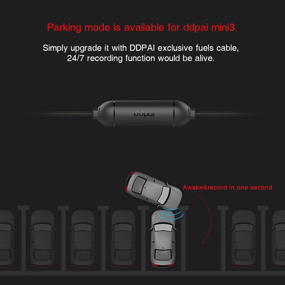 DDPAI Mini3 32G 1600P Car DVR Camera Black