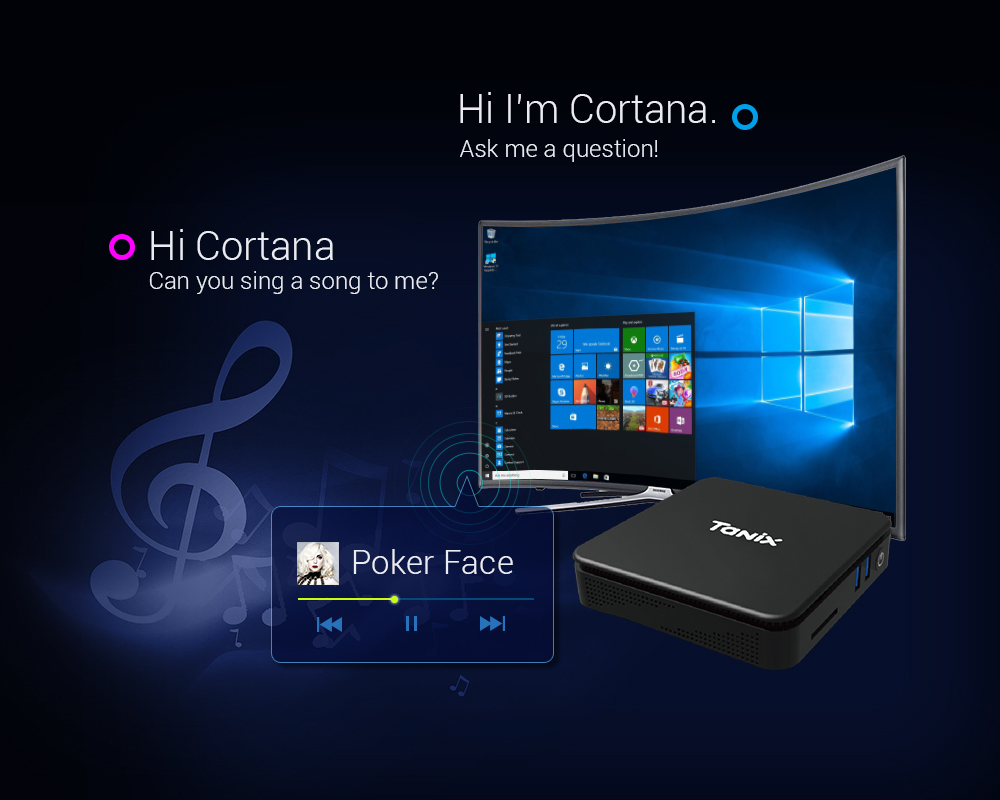 TANIX TX88 Gemini Lake N4100 Windows 10 4GB/64GB Mini PC