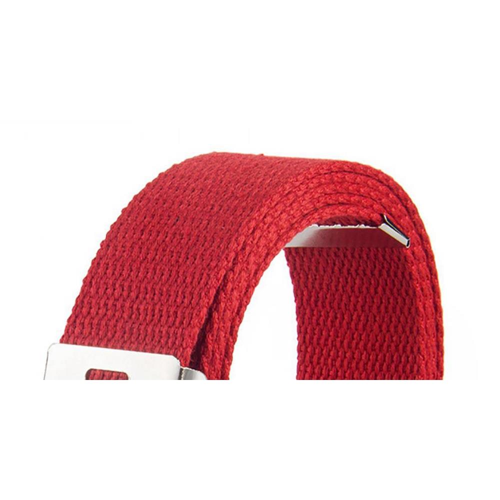 TGB Unisex Canvas Belt Red