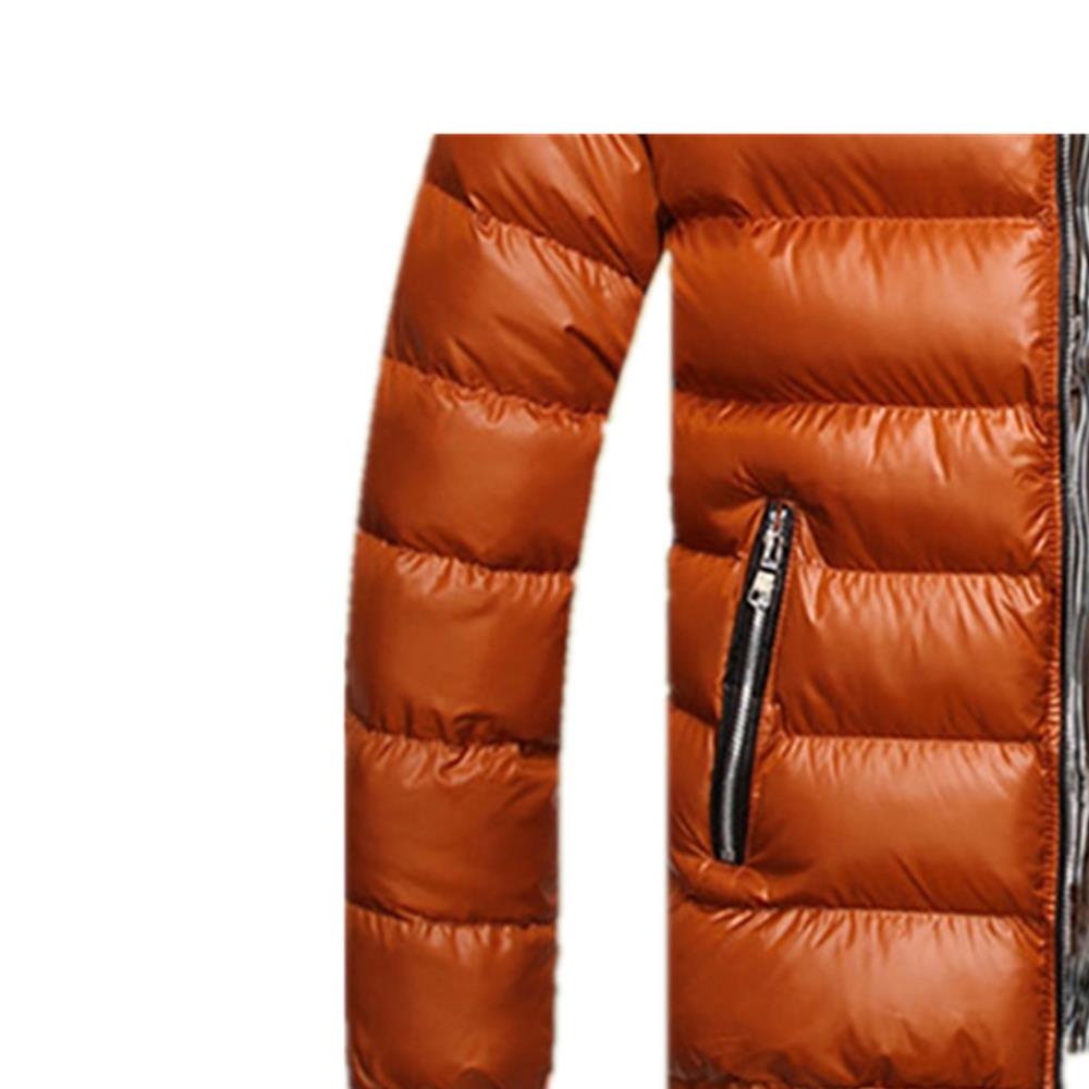 TG220 Men Winter Hooded Down Jacket Size 3XL Dark Yellow