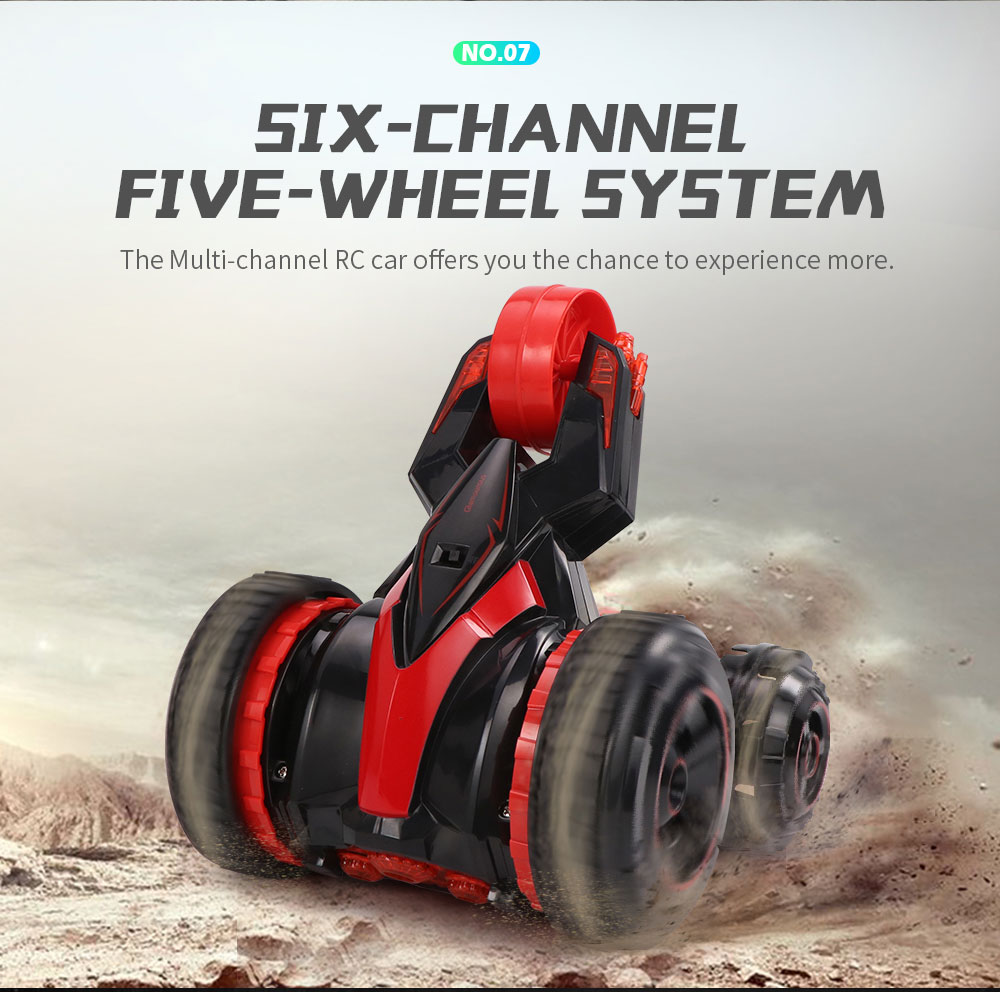 JJRC Q49 ACRO 2.4G 6CH RC Stunt Car RTR Red