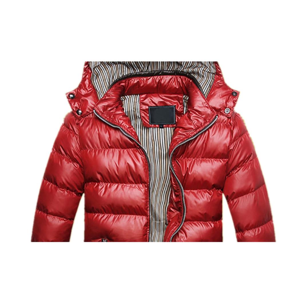 TG220 Men Winter Hooded Down Jacket Size L Red