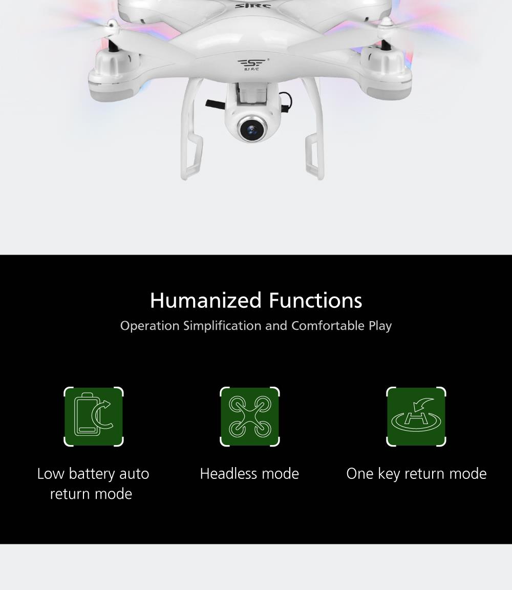 SJRC S20W S-SERIES RC Quadcopter RTF White