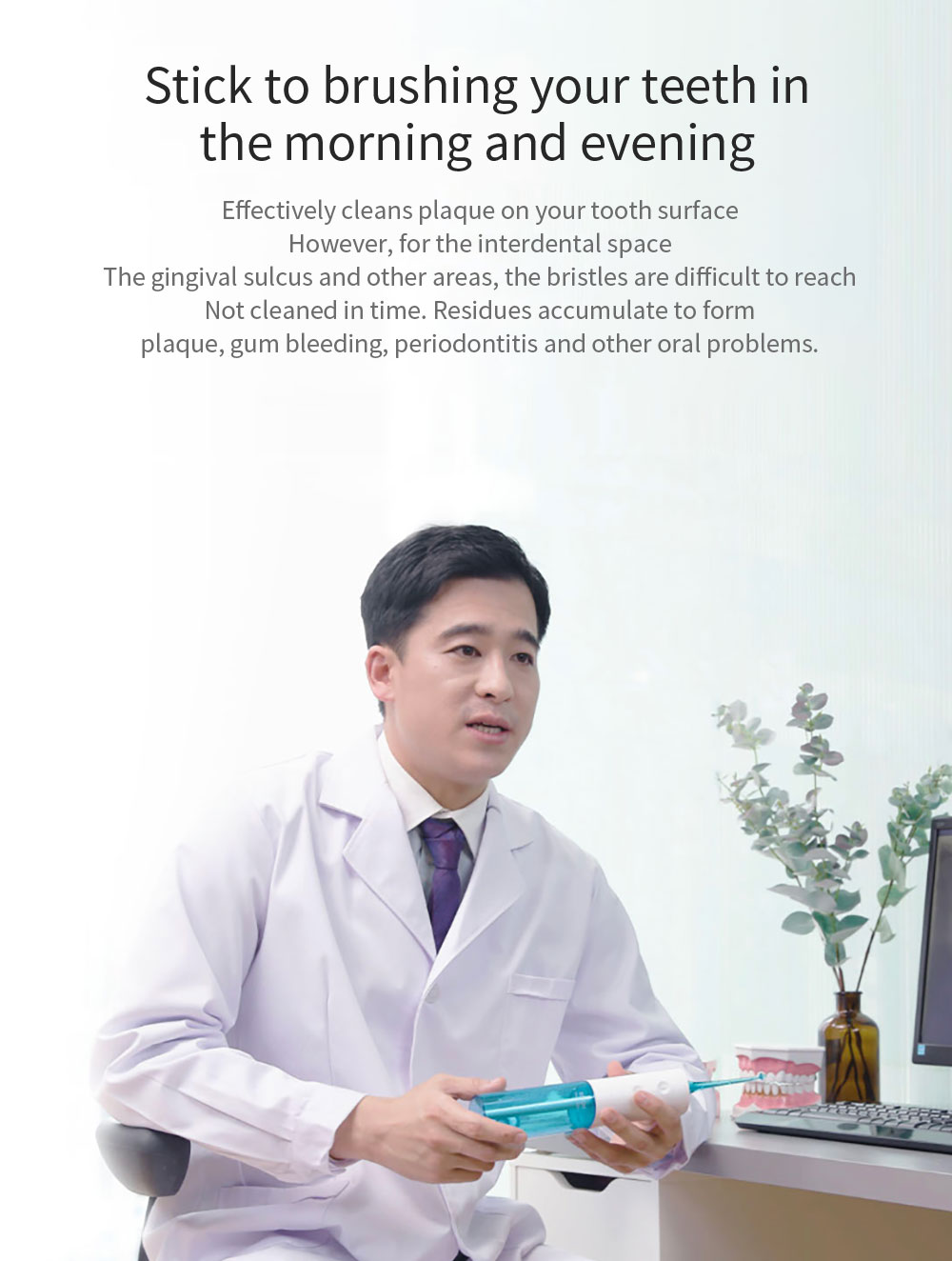 Xiaomi SOOCAS W3 Portable Electric Oral Irrigator Blue White