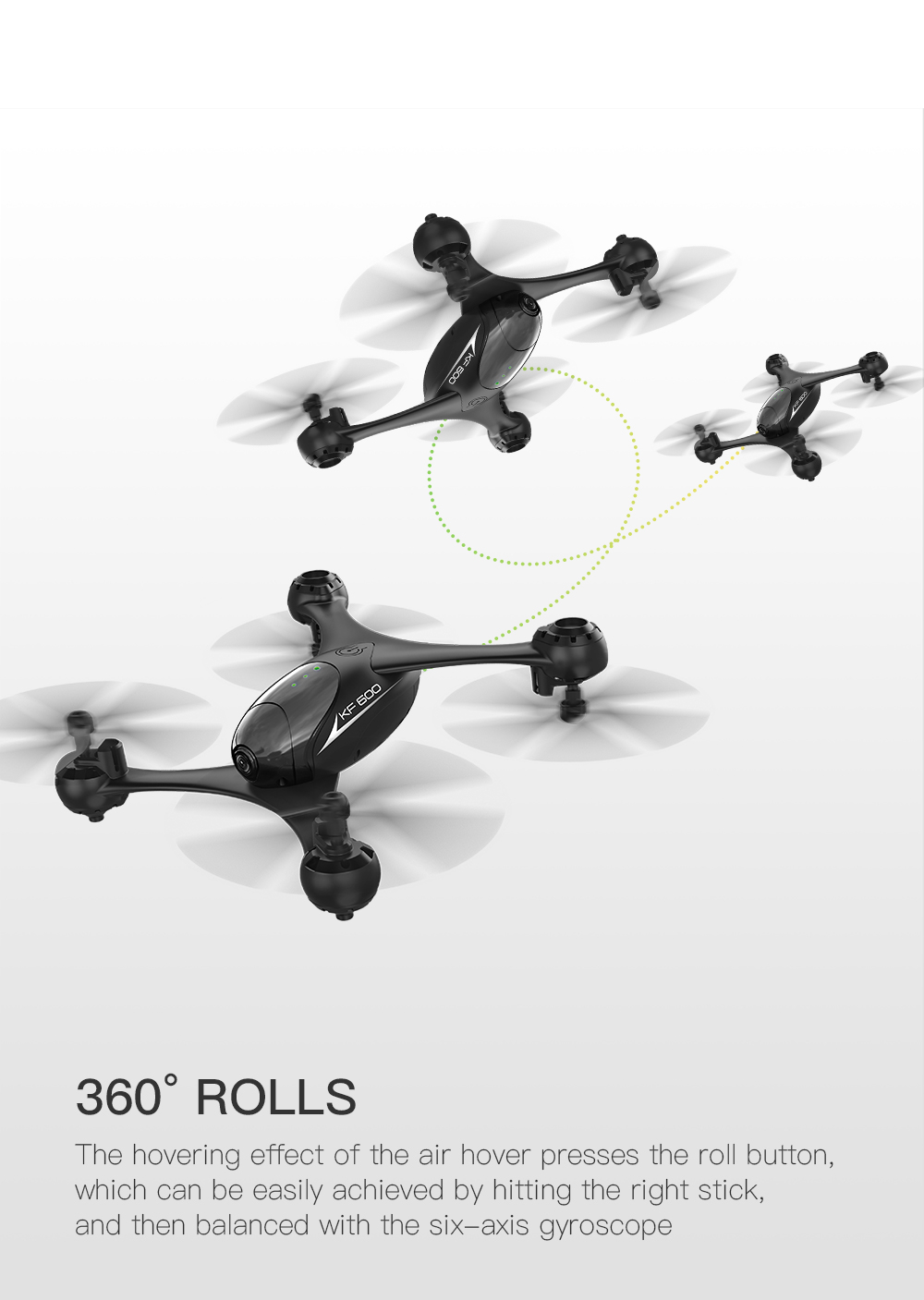 KF600 720P WiFi FPV RC Drone RTF