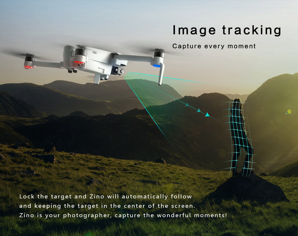 Hubsan H117S Zino WIFI FPV Foldable RC Drone RTF White