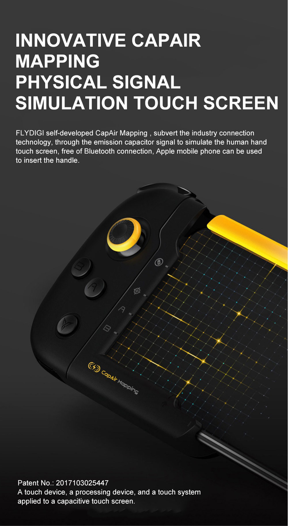 Flydigi WASP CapAir Mapping One-hand Game Controller