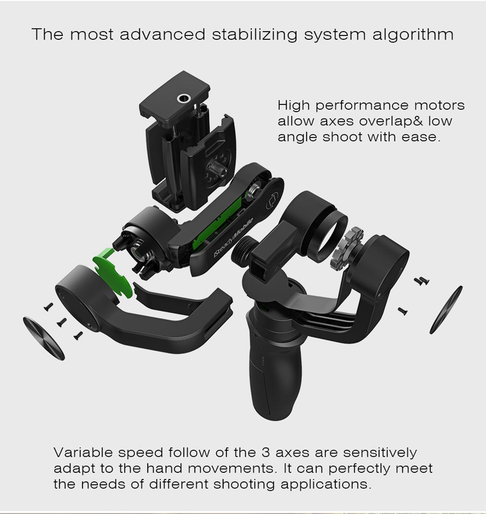Hohem iSteady Mobile 3-Axis Brushless Handheld Gimbal Stabilizer
